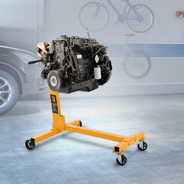 MOTORHEAD 1/2-Ton (1,000 Lbs.) Engine Stand – MOTORHEAD & STEELHEAD Tools